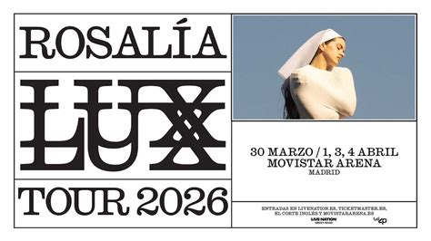 Rosalía Anuncia Ocho Conciertos En Madrid Y Barcelona
