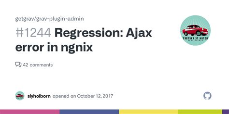 regression ajax error in ngnix · issue 1244 · getgrav grav plugin