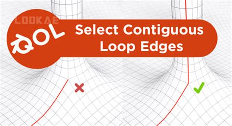 循环边缘选择blender插件 qol tools select contiguous loop edges v1 0 4