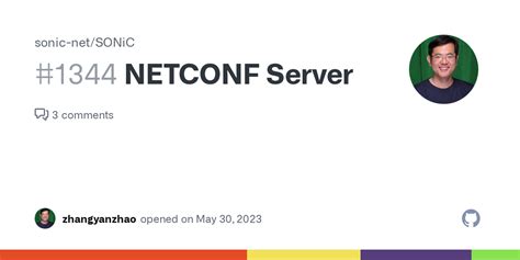 Netconf Server Issue Sonic Net Sonic Github