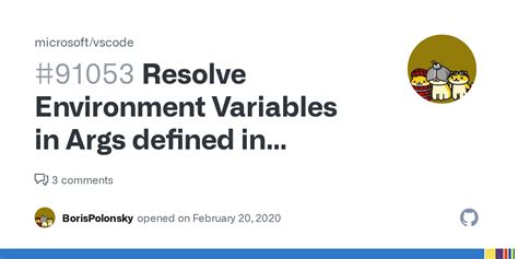 resolve environment variables in args defined in launch json for