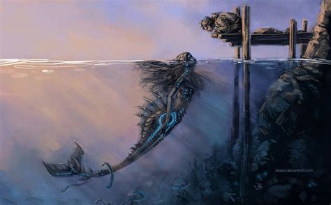Rusalka Evil Wather Nymph From Slavic Mythology Two Legged Mermaid
