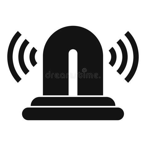 Flasher Sensor Road Icon Simple Vector Alert Care Stock Vector