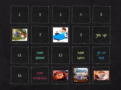 Routine memory game Recursos didácticos
