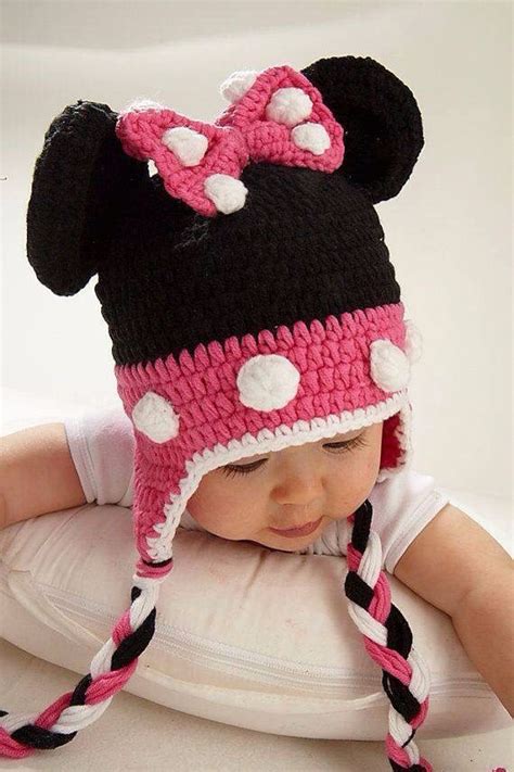 Crochet Minnie Mouse Hats For Your Little One Gorro Tejido