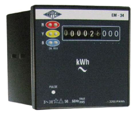 Energy Meter Plastic And Metal Customized Size Matte Black Accuracy Lightweight