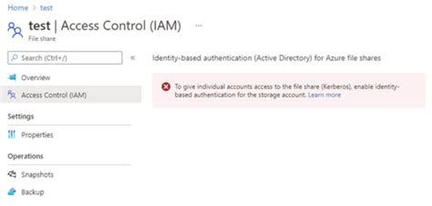 Using Azure Files Smb Access With Windows On Premise Active Directory Ntfs Permissions Terence Luk