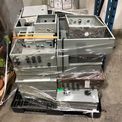Pallet Of Metal Assorted Junction Boxes