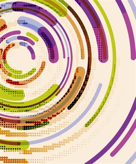 원형 선 원형 기하학적 추상적인 배경 ⁇ 터 그림 프리미엄 벡터