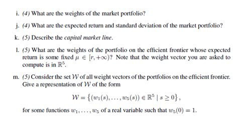Q Numerical Portfolio Optimization Pts In Chegg