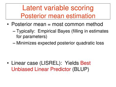 An Introduction To Latent Variable Modeling Ppt Download