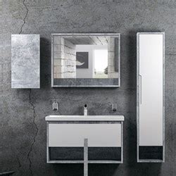 Купить Тумба для ванной комнаты EDDA 60 Beton White Mat консольная с ...