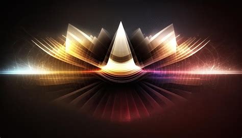 Premium Photo Abstract Sound Waves Music Background Audio Musical Technology Generative Ai