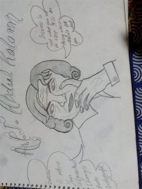 Apj Abdul Kalam Sketches Humanoid Sketch Art