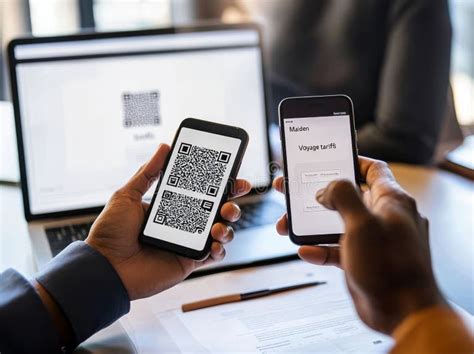 With A Smartphone In Hand A Businessperson Prepares To Enter A