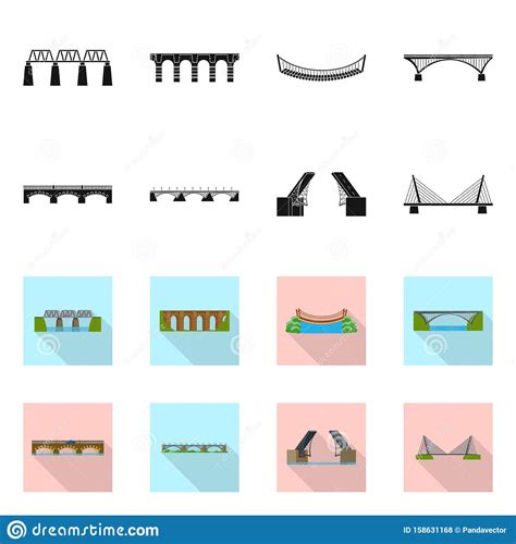 Isolated Object Of Connection And Design Sign Set Of Connection And Side Stock Symbol For Web