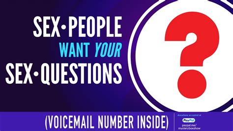 Our Sexpeople Want Your Sexquestions Youtube