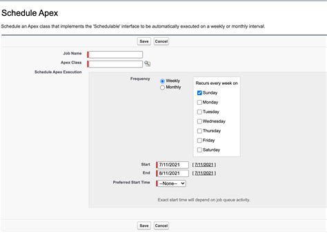 scheduled apex simplified salesforceblue