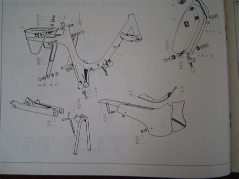 PEUGEOT TLS M BBV M cyclomoteur catalogue pieces détachées Simons Motorcycle Books