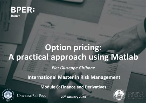 Pdf Option Pricing A Practical Approach Using Matlab
