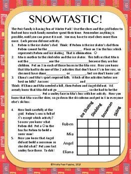 Logic Puzzle Tutorial By Prickly Pear Puzzles Teachers Pay Teachers