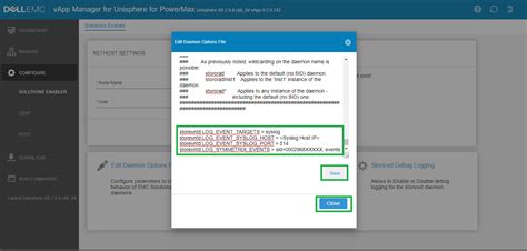 Unisphere For PowerMax Virtual Appliance How To Configure Syslog Dell Thailand