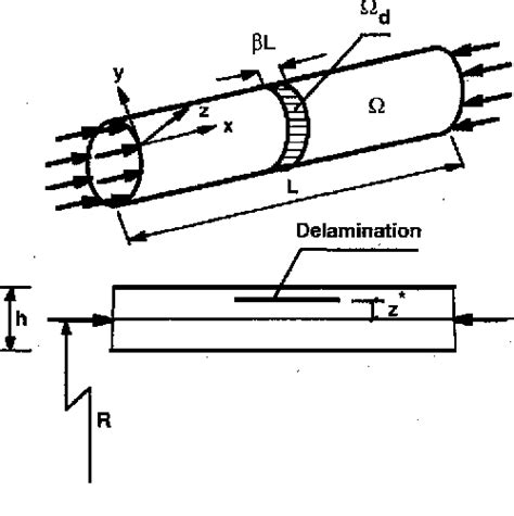 Figure 1 From Delamination Buckling And Postbuckling Of Composite