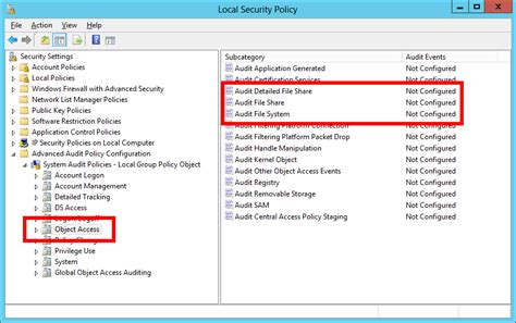 microsoft windows file share audit logmanager documentation