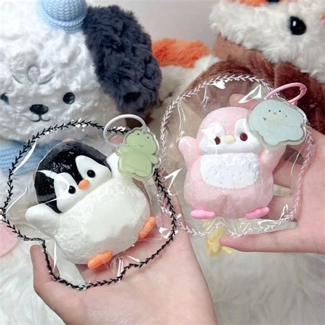 Handmade Silicone Penguin Stress Relief Squishy Toy Tabasquishys