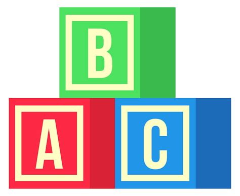 Vektor Lambang Blok Abc Unduh Vektor Berkualitas Tinggi Gratis Dari
