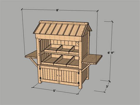 Roadside Farm Stand Build Plans Farmers Market Stand Diy Guide Pdf
