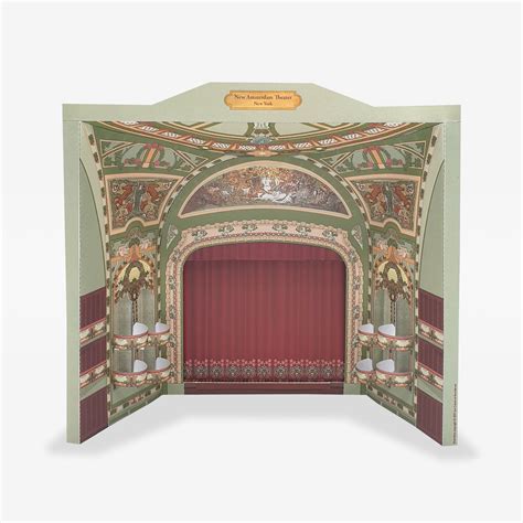 New Amsterdam Theater New York Cut Out And Build Your Own Miniature