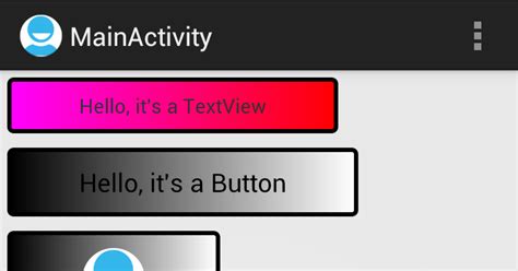 Android Er Create Custom Background For Views