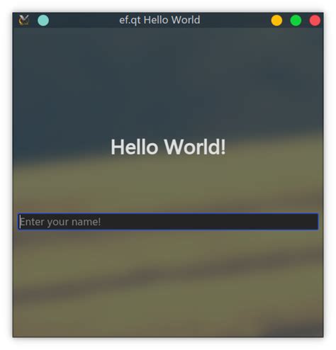 GitHub TheNeuronProject Efqt Hello World Hello World For Ef Qt