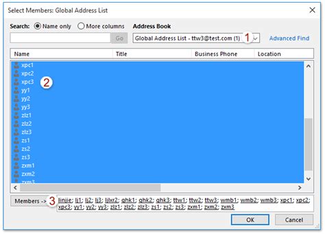 How To Export Outlook Global Address List Address Book To Excel
