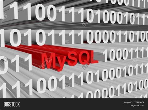 MySQL Binary Code Image Photo Free Trial Bigstock