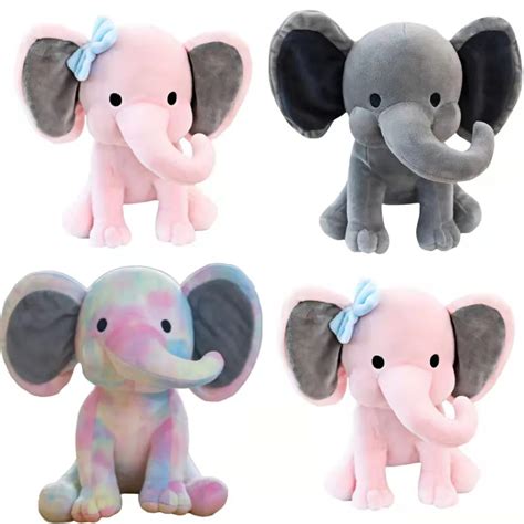 Bedtime Originals Twinkle Toes Pink Elephant Plush Toys Stuffed Choo