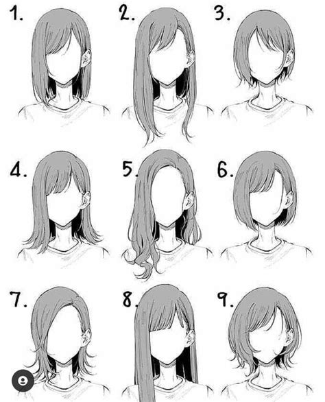 How To Draw Anime Hair Step By Step With Pictures For The Head And Neck