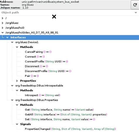 Dbus Using D Bus To Change Volume With Bluez On C H I P Stack Overflow