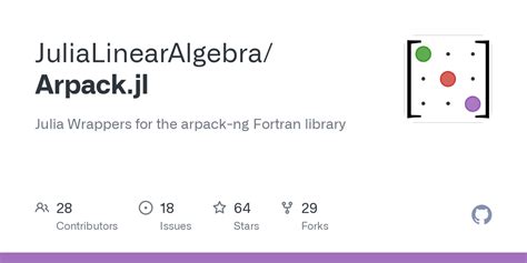 github julialinearalgebra arpack jl julia wrappers for the arpack ng