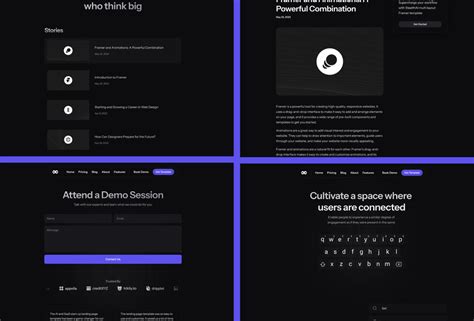 stealthai saas multi layout framer template