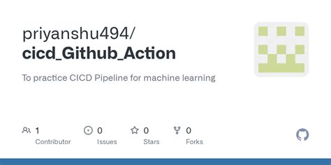 Github Priyanshu494cicdgithubaction To Practice Cicd Pipeline For