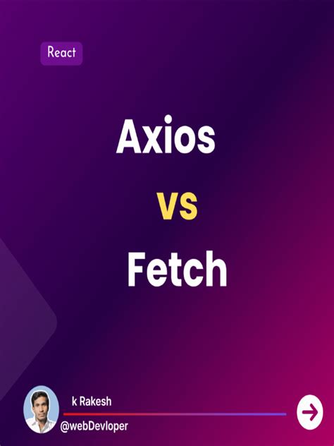 Axios Vs Fetch In React Pdf