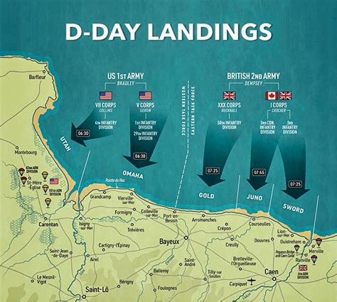 D Day Beaches 5 Beaches Of Normandy 1944 Pfrkr