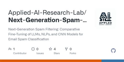 releases · applied ai research lab next generation spam filtering fine