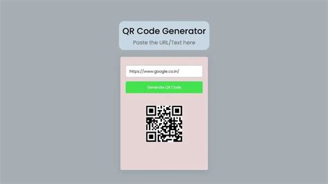 Qr Code Generator Using Html Css Js Codewithcurious