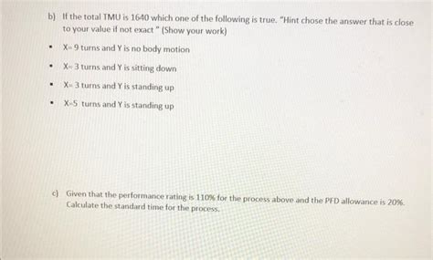 Solved Use Most Tables To Develop The Activity Sequence For