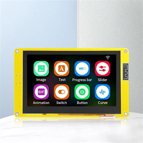 Placa De Desarrollo Wdoplteas Esp Wroom 32 Módulo Esp32 Wifi Pantalla De 43 Pulgadas Táctil