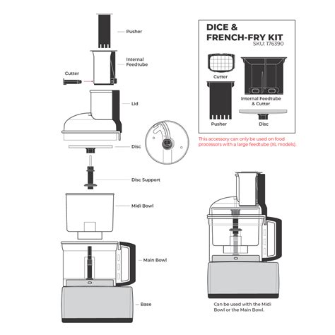 Dicing And French Fry Attachment