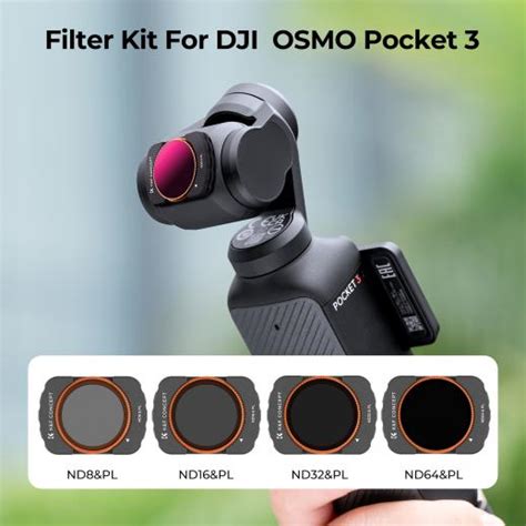 Nd And Polarizer Filters For Dji Osmo Pocket 3 Kandf Concept Action
